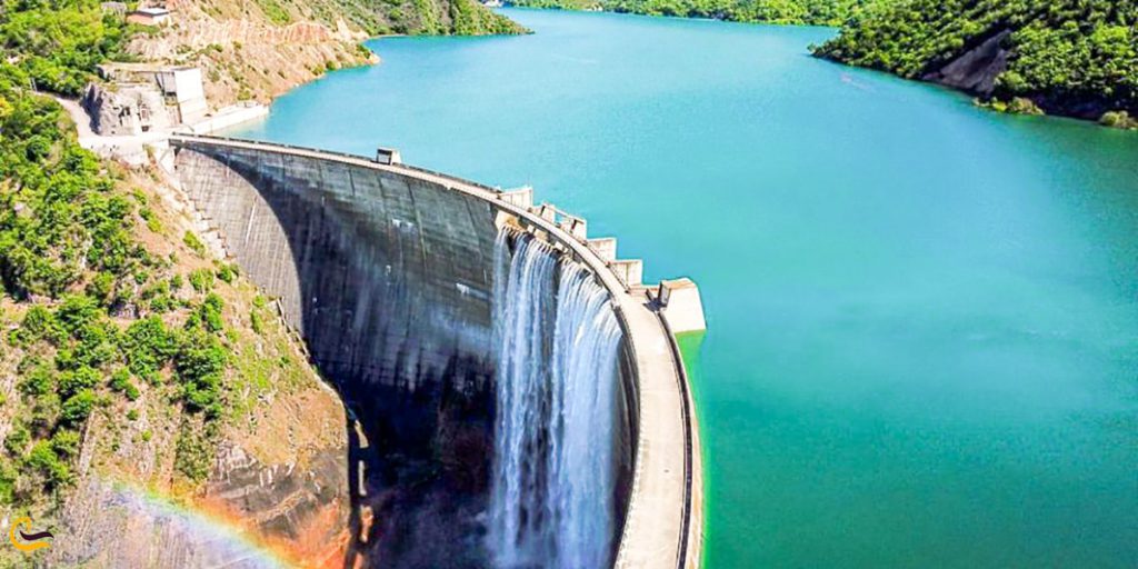 سد شهید رجایی | نگین فیروزه فام سلیمان تنگه ساری | ره بال آسمان